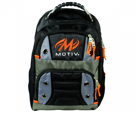 Ball Dealers Bowling Pro-Shop - MOTIV® Intrepid Backpack - Black/Orange ...