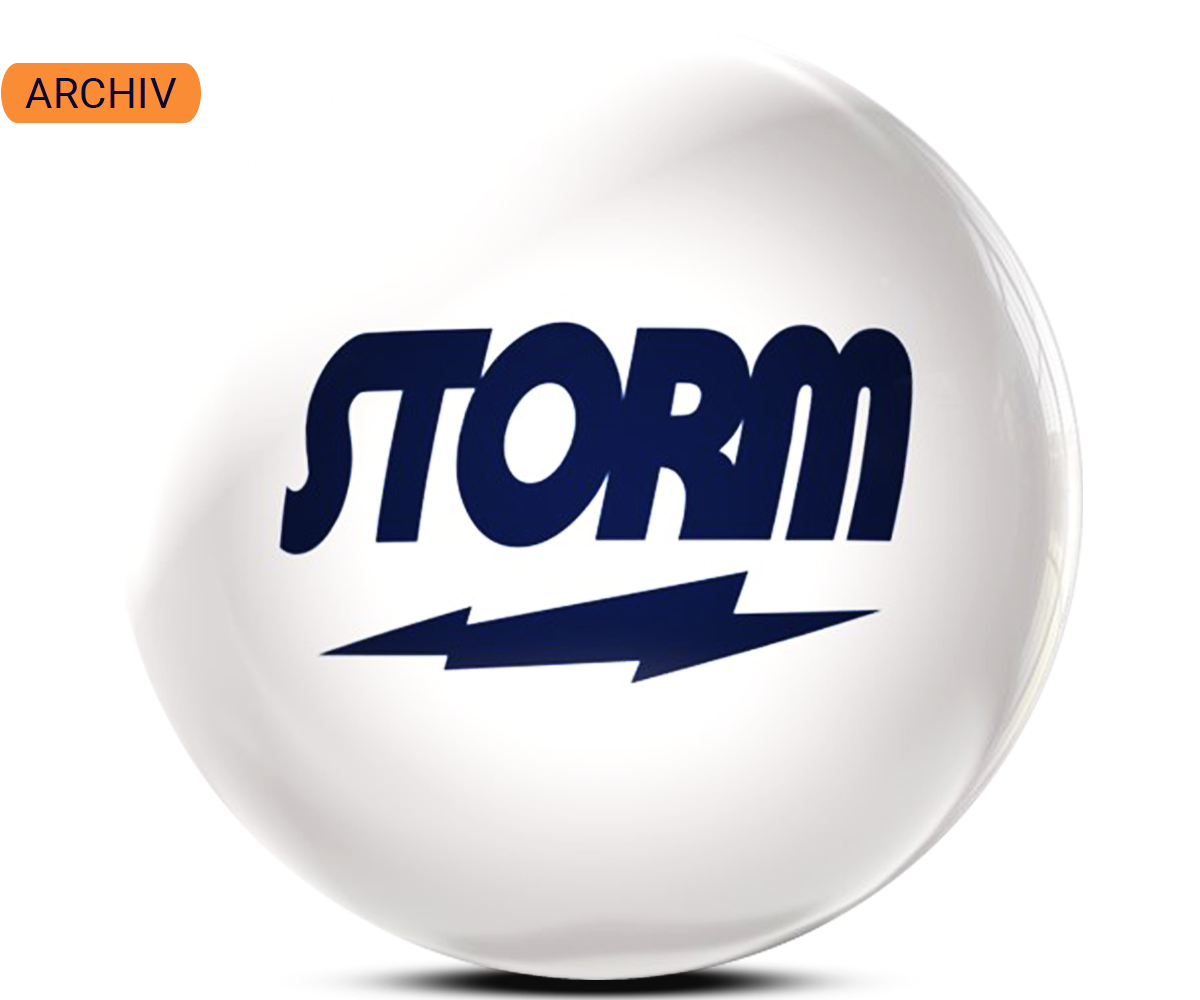 Ball Dealers Bowling Pro-Shop - STORM Clear Poly - White/Navy Bowling Ball